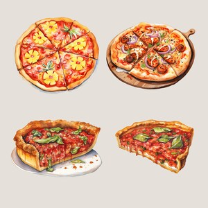 Pizza Clipart, Heart Shaped Pizza, Comfort Food, Pepperoni Pizza ...