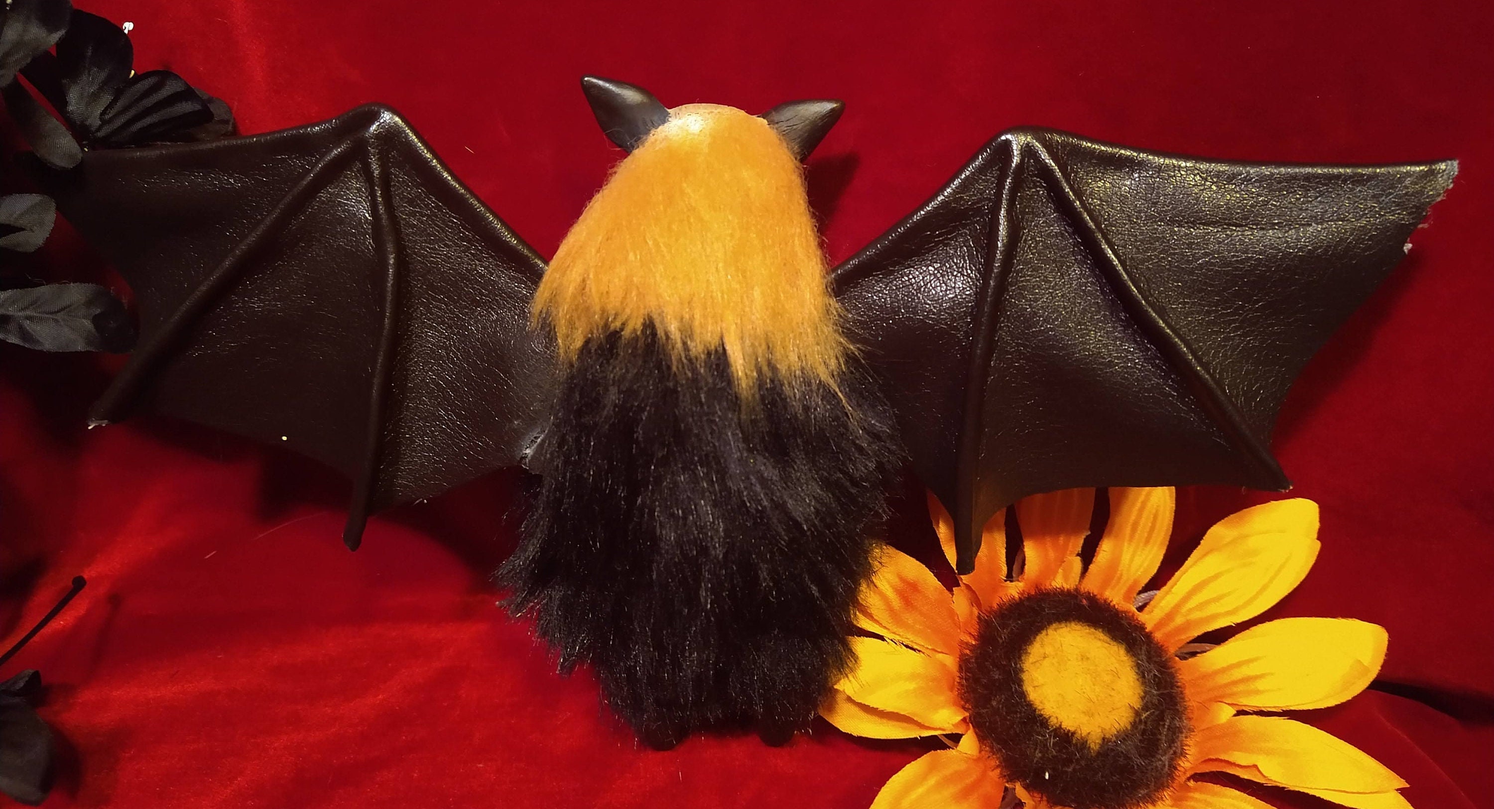 Fruit Bat Art Doll, Little Bat, Posable Animal - Etsy