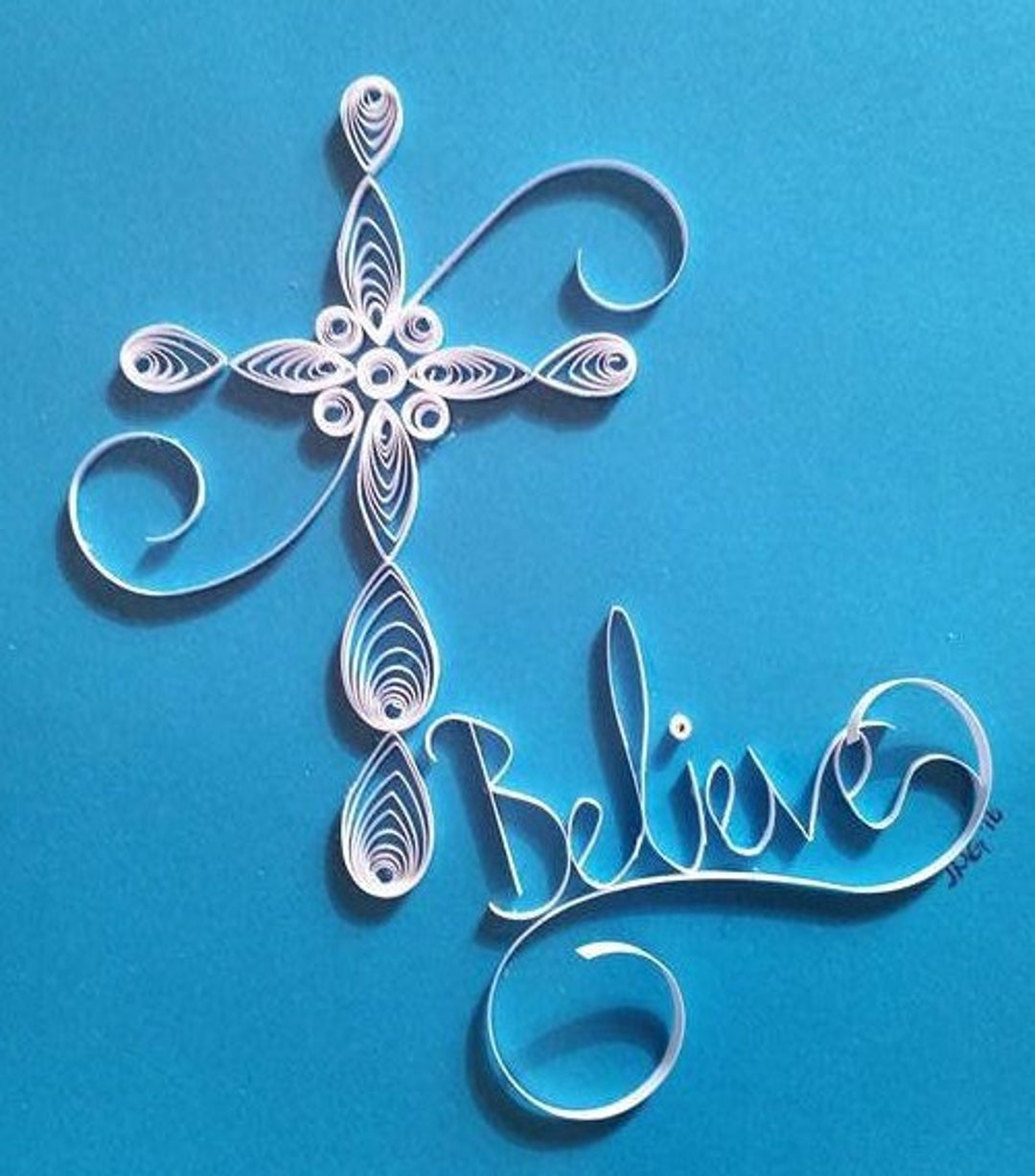 Paper Quilled Cross - Etsy