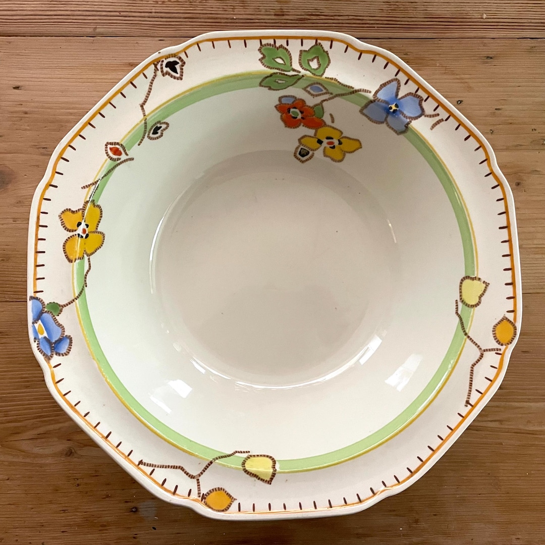 Vintage Tams Ware Hand Decorated Bowl - Etsy UK