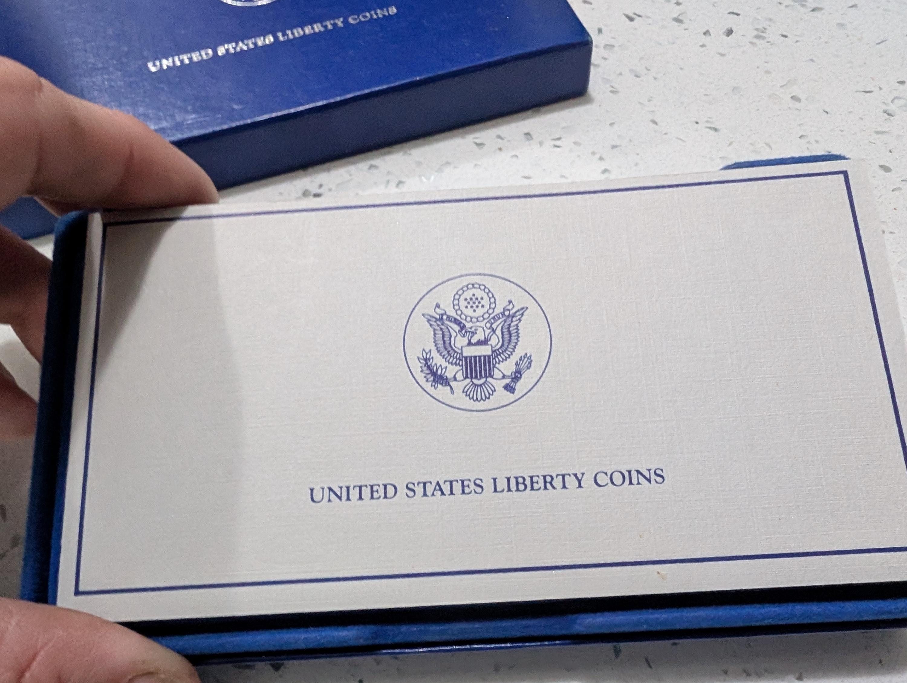 1986 Silver Proof Liberty Coin Set - Etsy