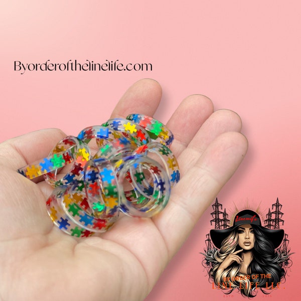 Autism Awareness Ring - Etsy