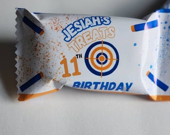 Custom Rice Krispie Treat .78 Oz, Wrapper Template, Editable, Digital ...