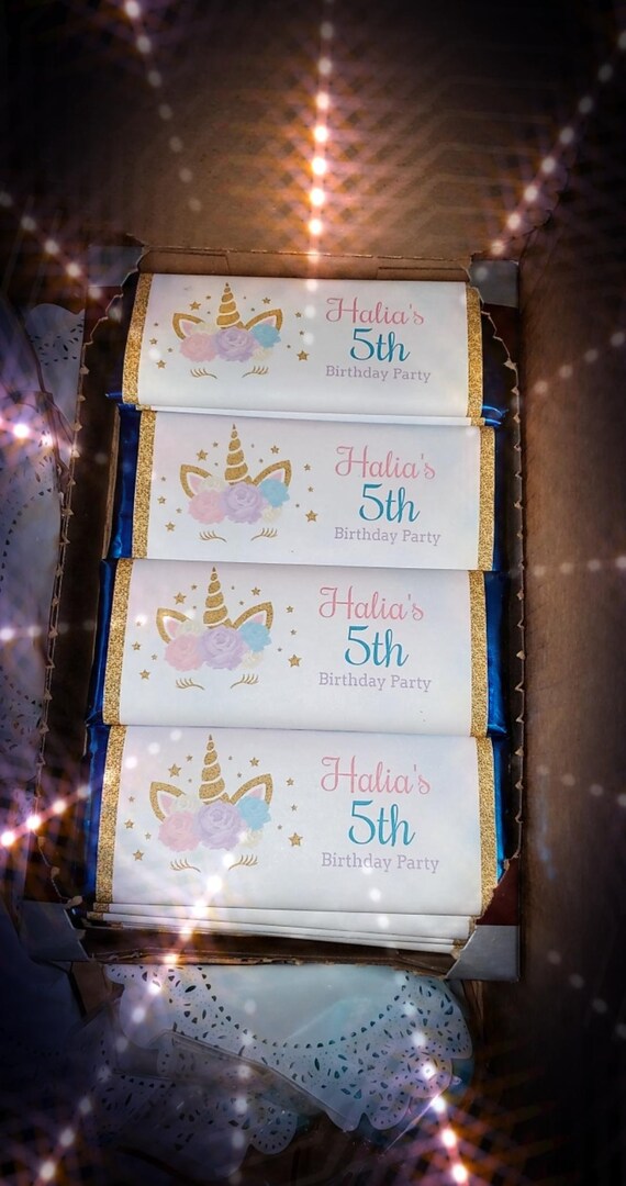 Custom Candy Bar Wrappers - Etsy