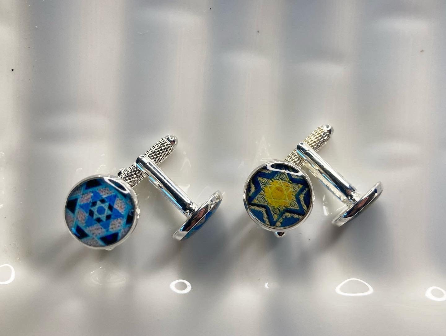 Star of David Cufflinks - Etsy