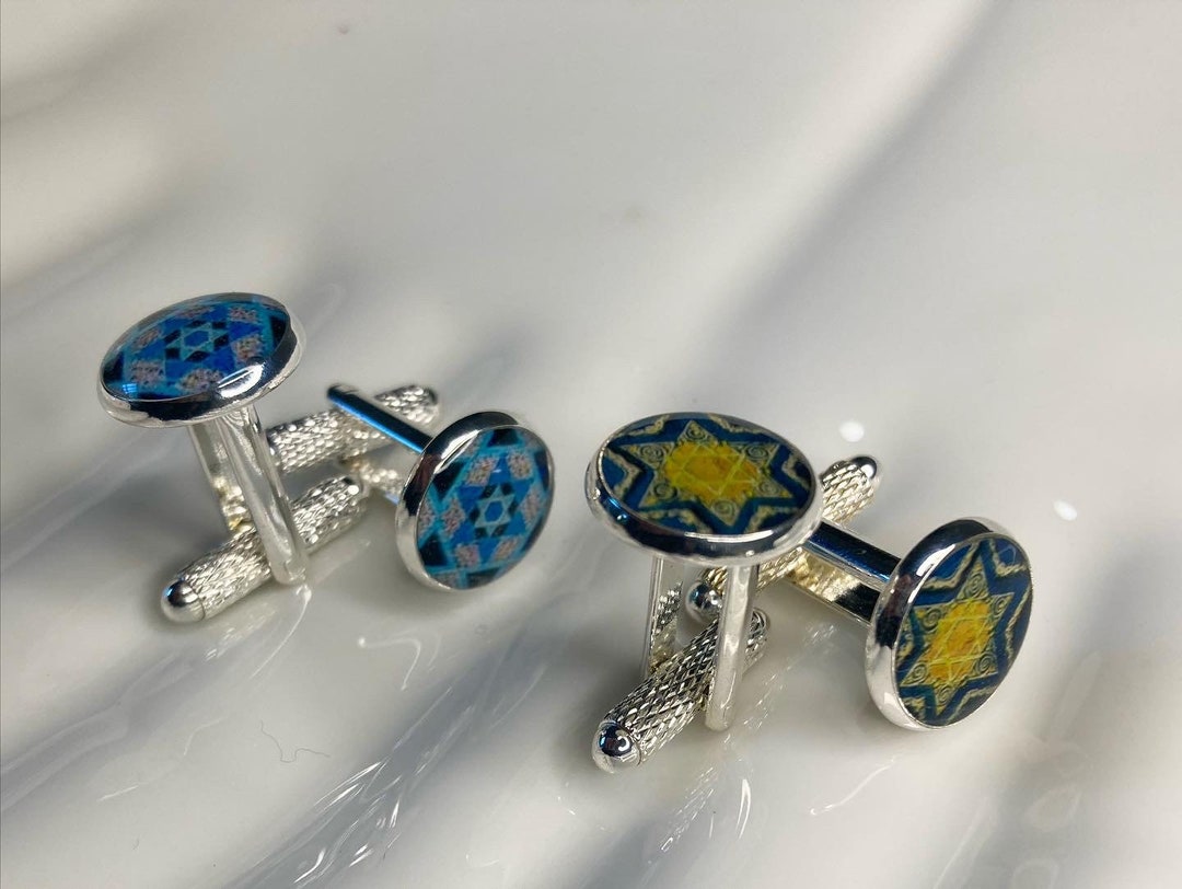 Star of David Cufflinks - Etsy