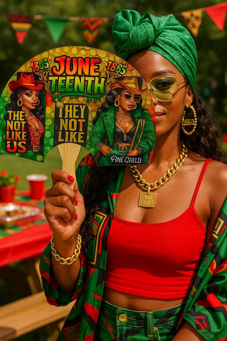 Juneteenth Hand/ Clack Fan Template – Printable/digital | Celebration ...