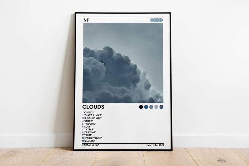 NF Clouds Album Cover Poster Nf Poster Print Wall Art | Etsy Ireland