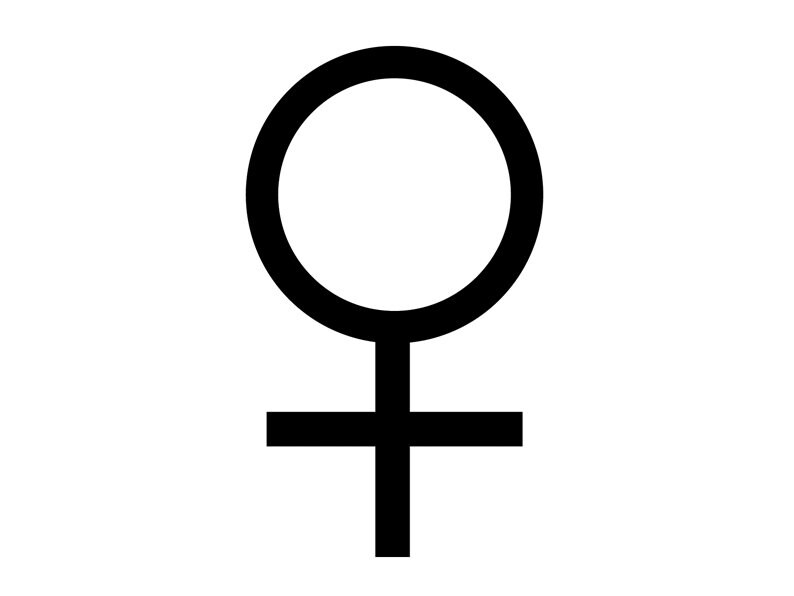 Gender Symbols Female SVG PNG JPG - Digital Download - Etsy