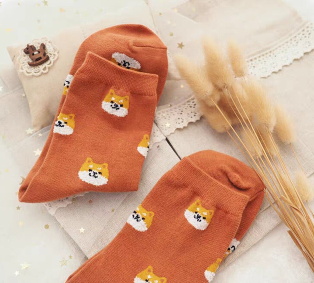 Shiba Inu Socks - Etsy