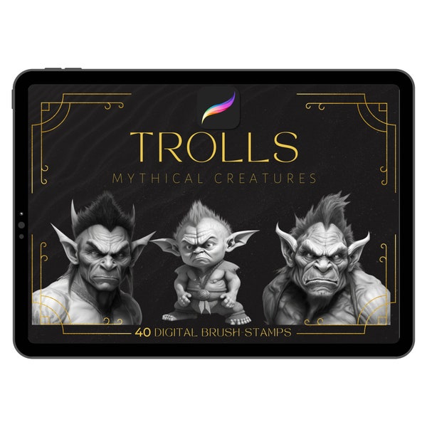 Troll Tattoo - Etsy