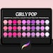 Girly Pop Digital Color Palette – 30 Vibrant & Playful Shades for ...
