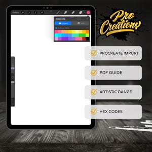 Nu School Tattoo Colour Palette for Procreate – Bright Ink Swatches ...