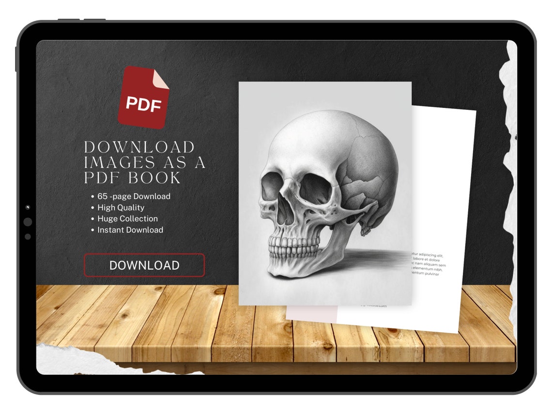 Procreate Brushes 'spooky Skulls ' Tattoo Design / Tattoo Flash Sheet 65 Procreate Stamps ...