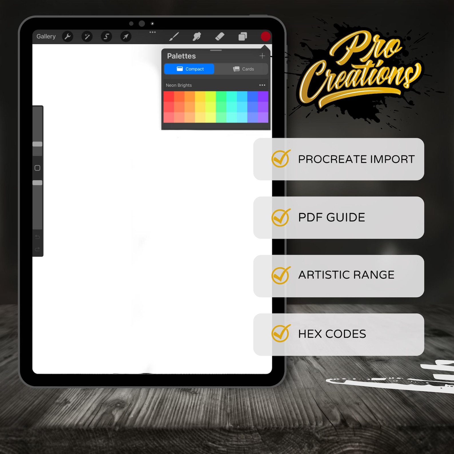 Basic Colors Digital Palette – 30 Essential Procreate Shades for ...