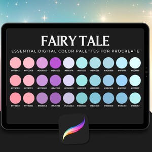 Fairy Tale Digital Color Palette – 30 Enchanting & Whimsical Shades for ...