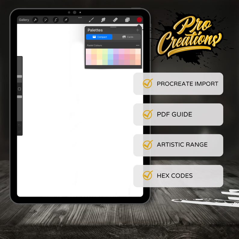 Pastel Colors Procreate Palette – 30 Dreamy & Soft Hues for Whimsical Creations - Etsy
