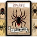 Traditional Tattoo Designs 'spiders' Tattoo Flash Sheet Pdf ...