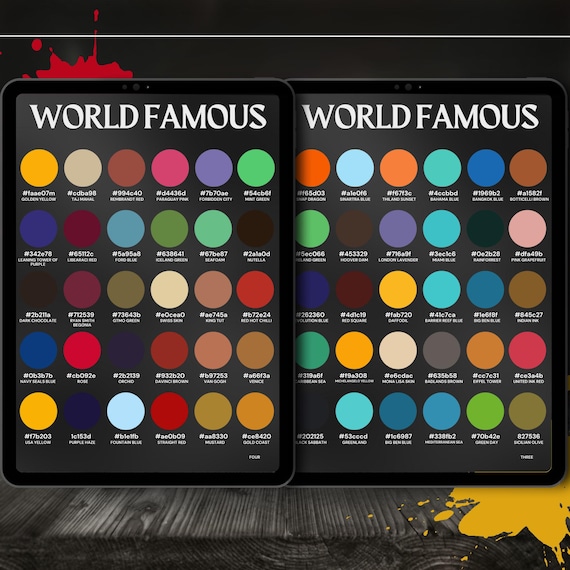 Tattoo Ink Color Chart