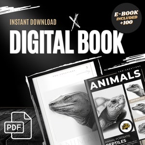 Animal Head Procreate Brush Stamps ‘reptile’ 100 Tattoo Designs ...