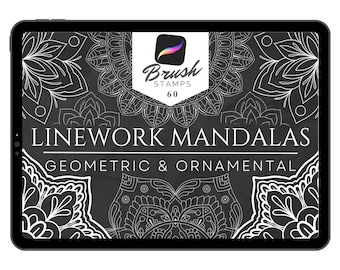 Procreate Mandala DIY Kit Geometry Grid Guides - Etsy