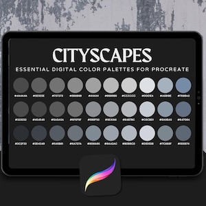 Cityscapes Digital Color Palette – 30 Urban-inspired Shades for ...