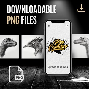 Animal Head Procreate Brush Stamps ‘dinosaurs’ 100 Tattoo Designs ...