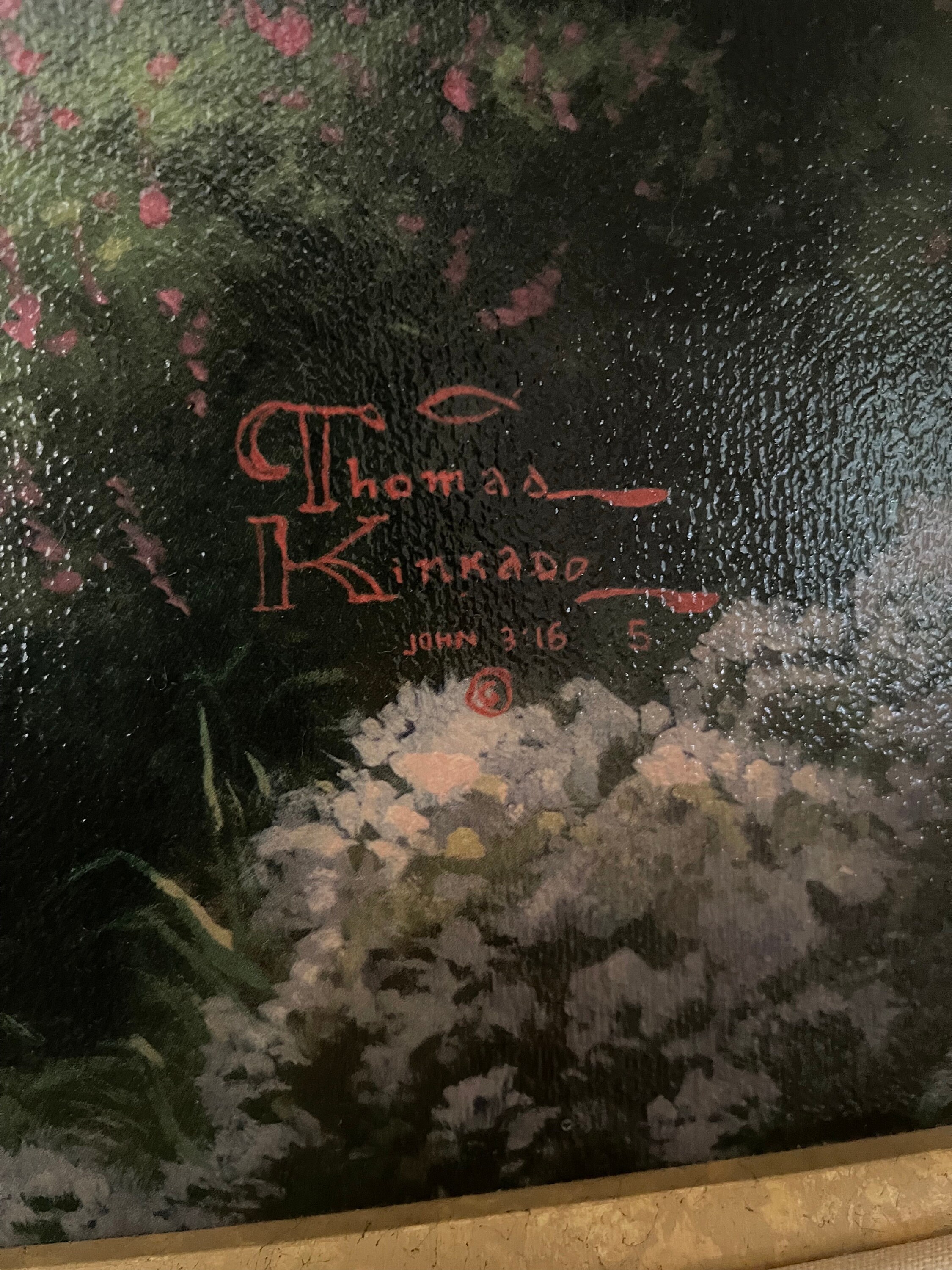 Signed & Framed Thomas Kinkade - Stairway to Paradise (visions of ...