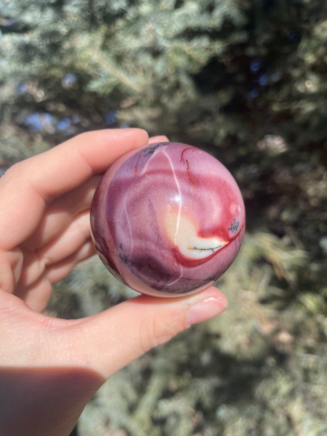 Mookaite Sphere Medium Mookaite Sphere Polished Mookaite Jasper Sphere ...