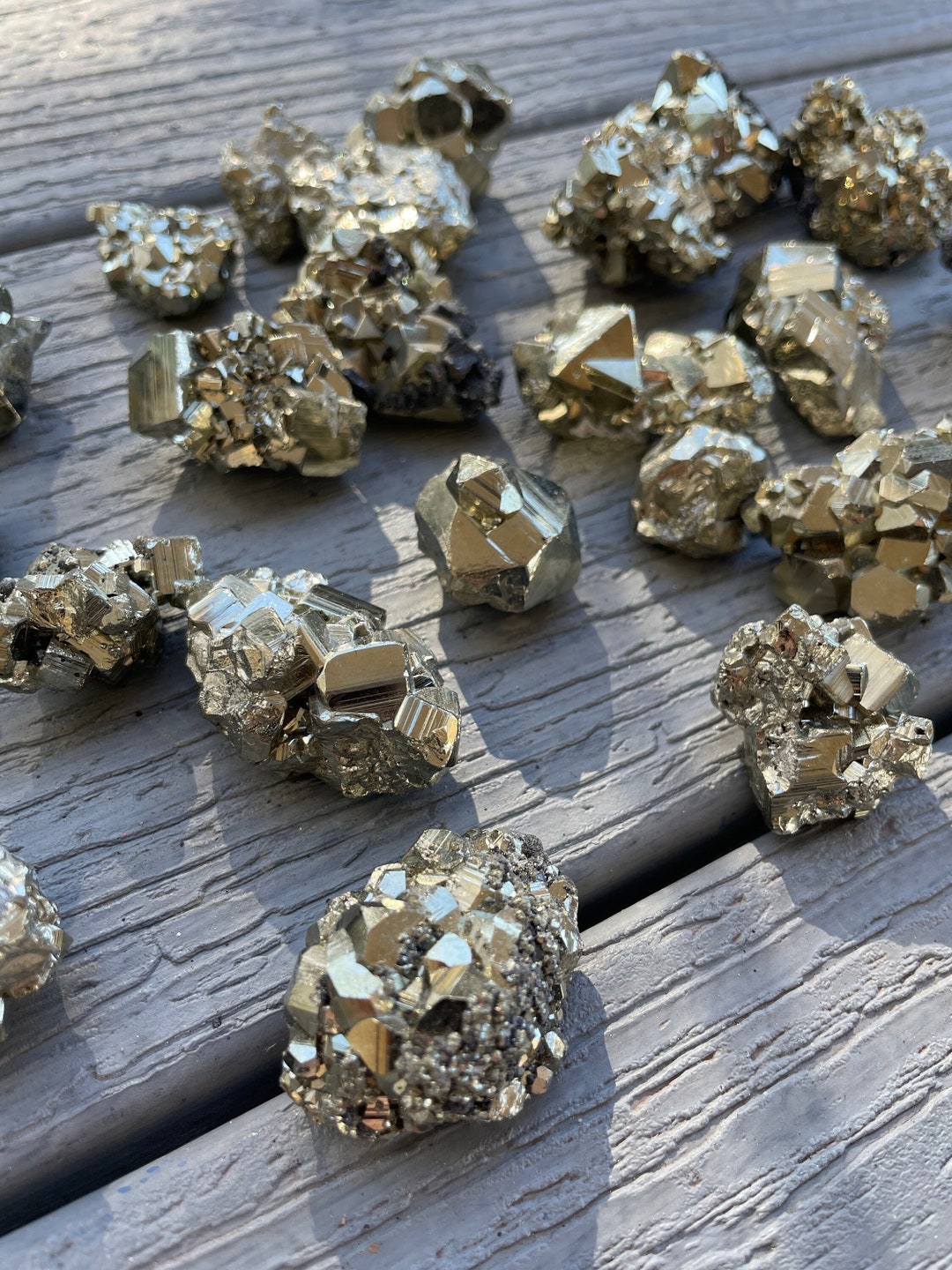 Small Pyrite Clusters | Peruvian Pyrite Clusters | Cubic Pyrite Natural ...