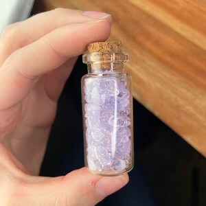 Lavender Moon Quartz Fairy Bottles Mini Lavender Moon Quartz - Etsy