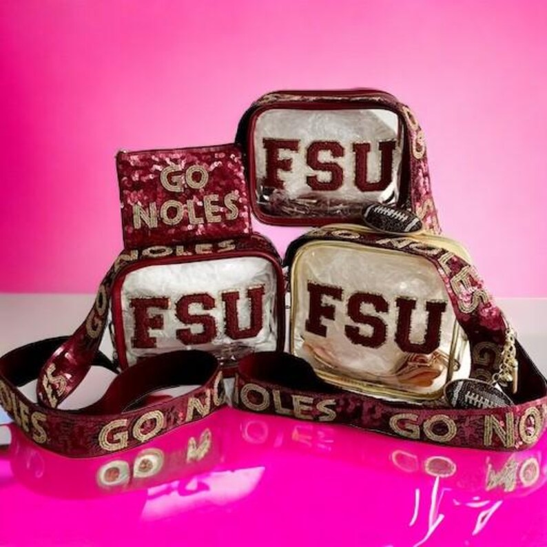Clear Stadium Crossbody Bag: Customizable Game Day Purse - Etsy