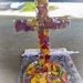 Funeral Flower Petal Memorial Cross Epoxy Memorial Flower - Etsy