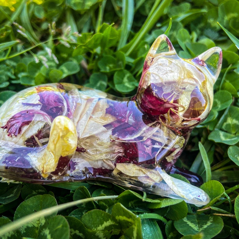 Black Flower Resin Hair - Etsy