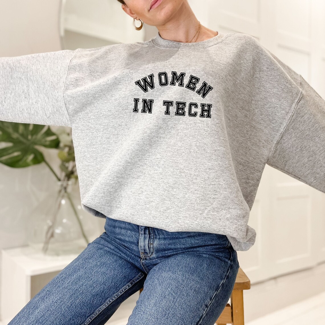Women in Tech Sweatshirt Women in Tech Sweater Software - Etsy