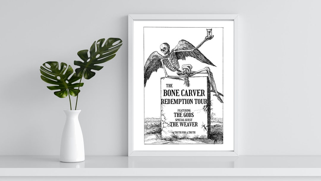 ACOTAR Bone Carver Poster, Enigmatic Fantasy Art, Wall Decor for Book ...