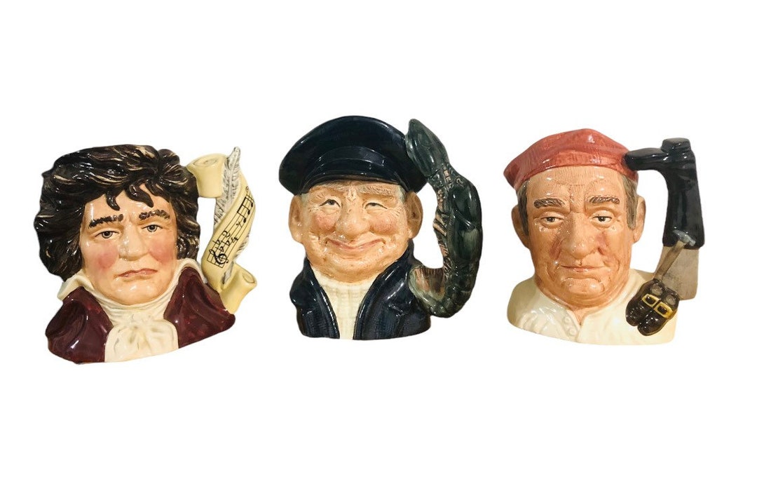 ROYAL DOULTON Large Toby Jugs, Character Jugs, Made in England ...
