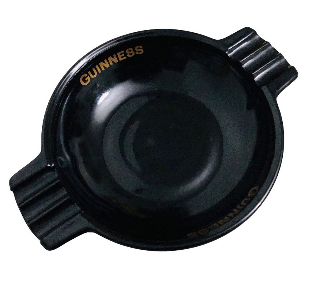 Vintage Large Guinness Ceramic Ashtray or Candy Bowl, Heavy ...