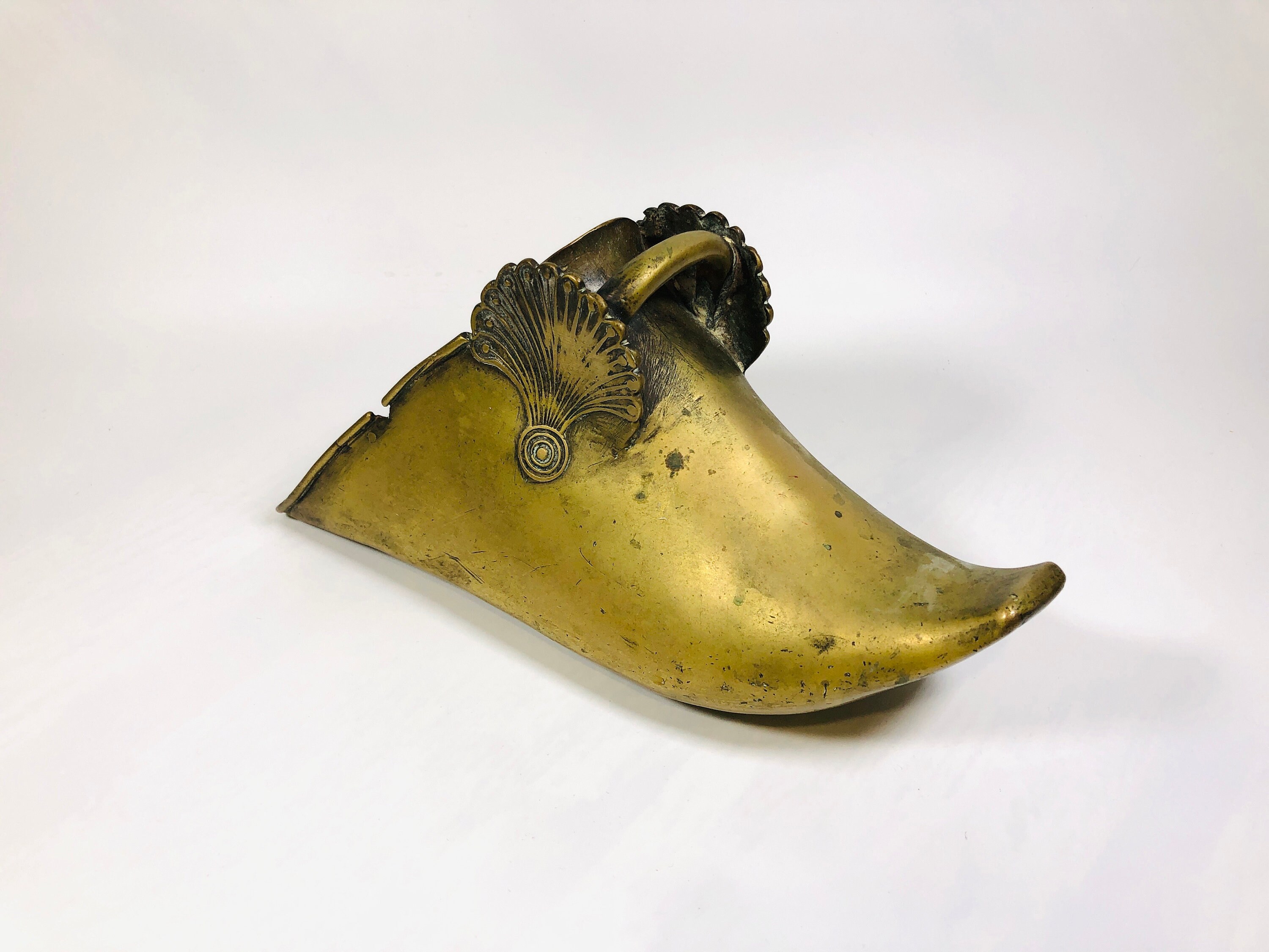 Antique Heavy Brass Shoe Stirrup Conquistador Spanish, South American ...