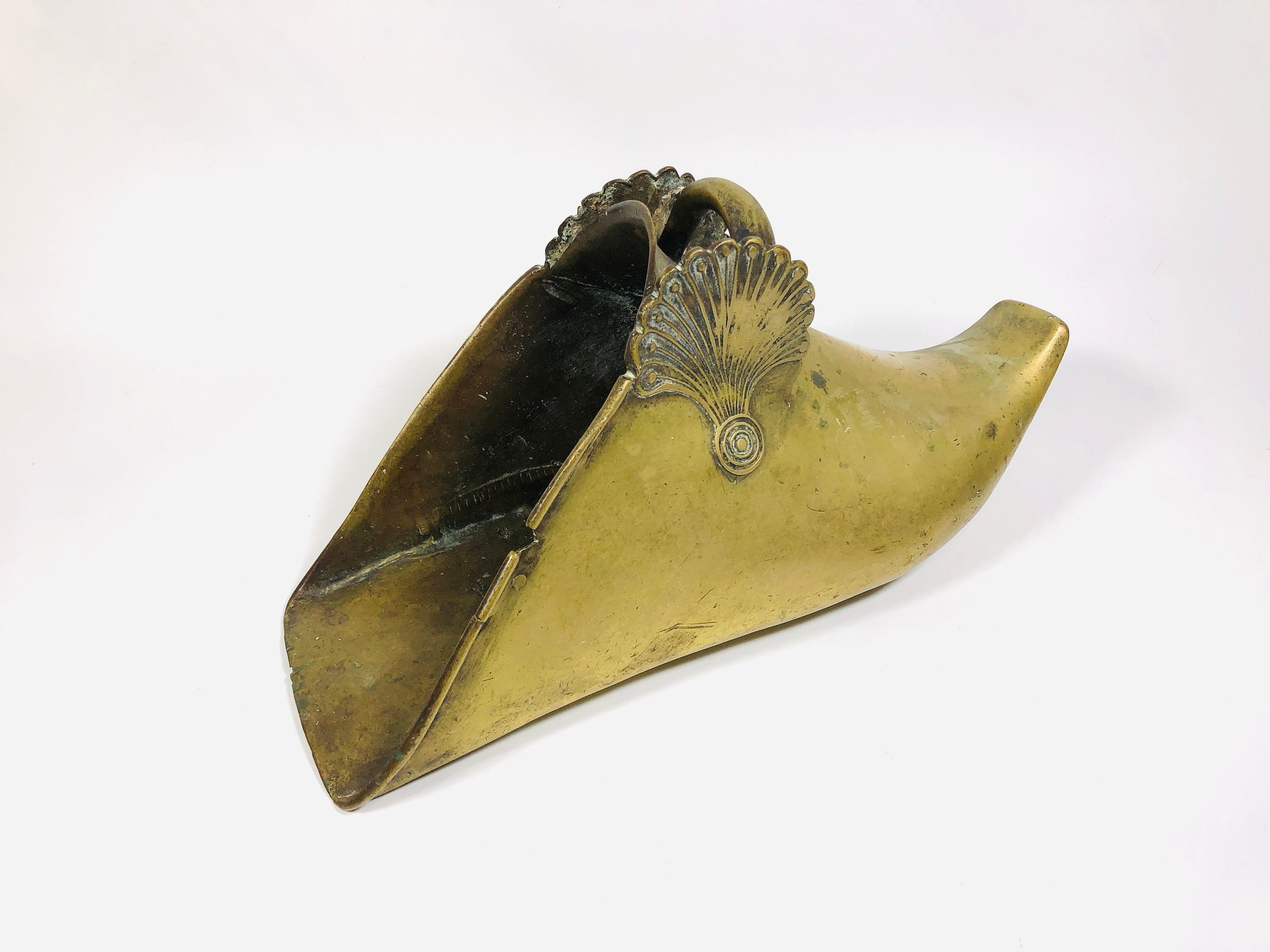 Antique Heavy Brass Shoe Stirrup Conquistador Spanish, South American ...