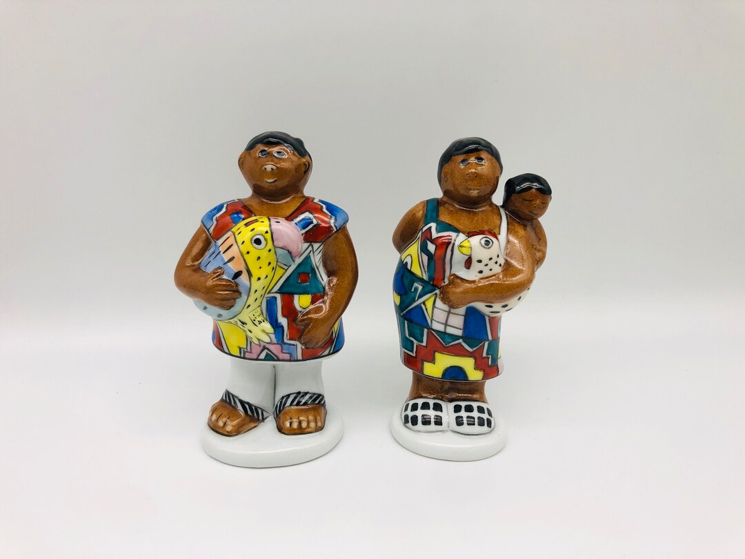 Rare Villeroy & Boch Timbuktu Salt and Pepper Set – Vintage ...
