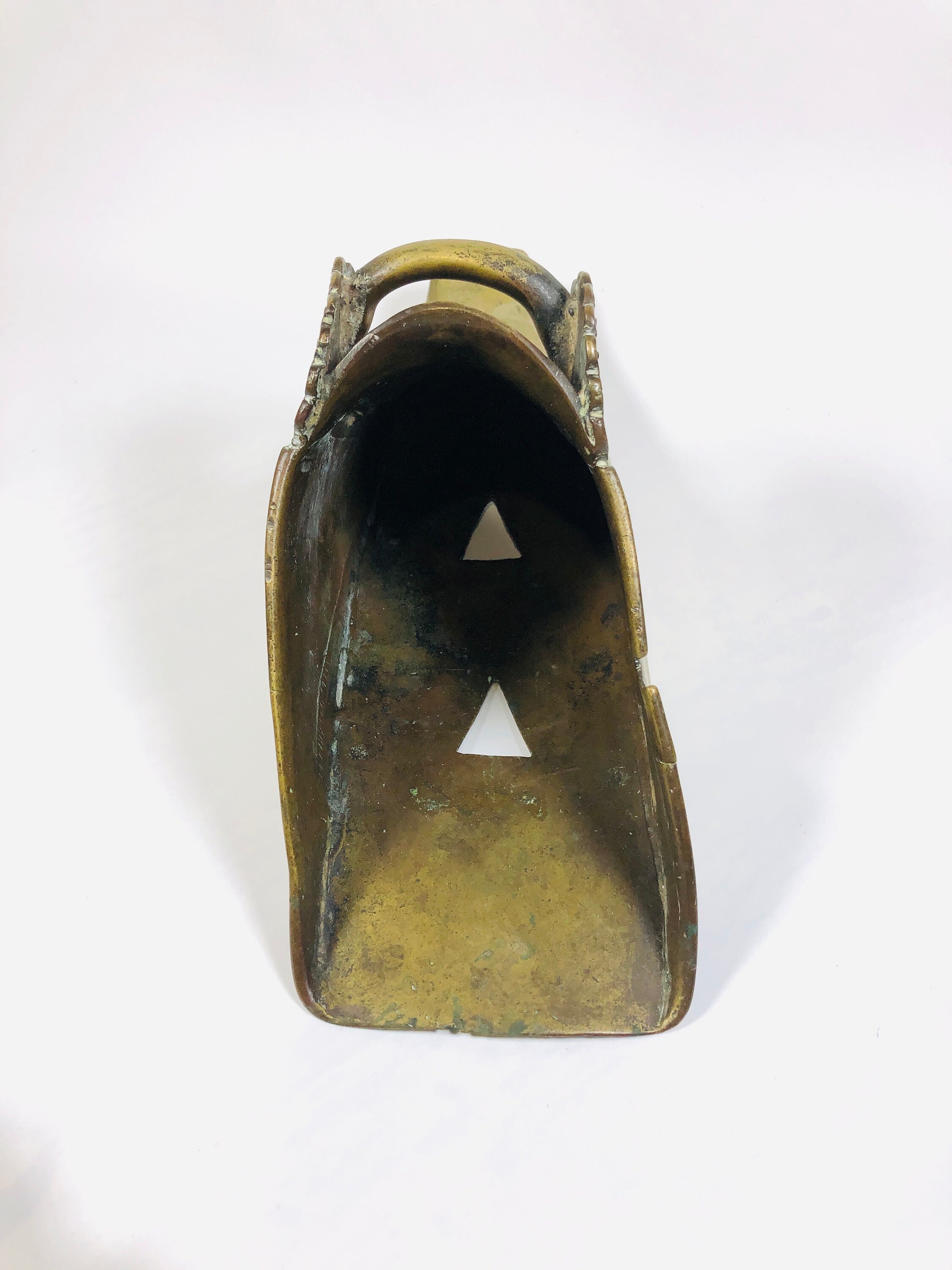 Antique Heavy Brass Shoe Stirrup Conquistador Spanish, South American ...