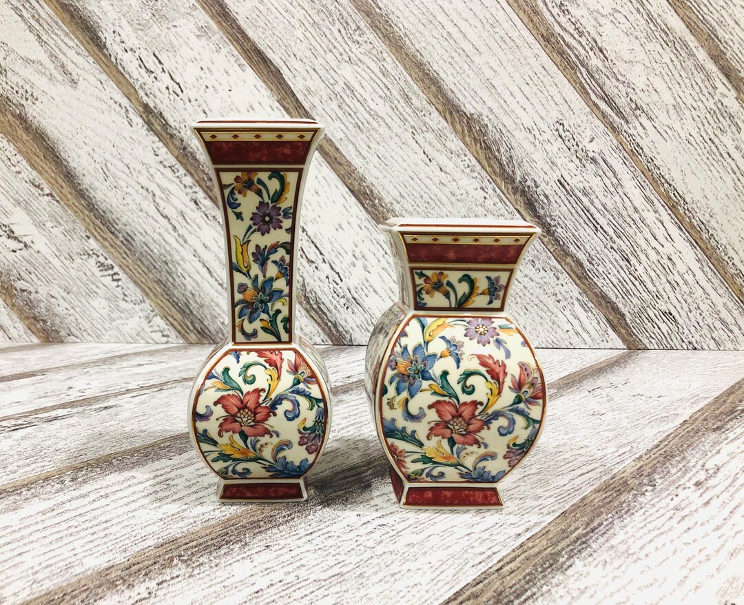 Vintage KAISER Germany Florenti Vases, Fine Porcelain Vases, German ...
