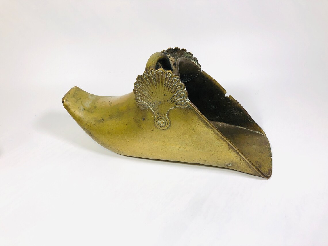 Antique Heavy Brass Shoe Stirrup Conquistador Spanish, South American ...