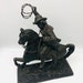 Antique Buffalo Bill Cody Wild West Statue, Cast Metal Spelter Statue ...