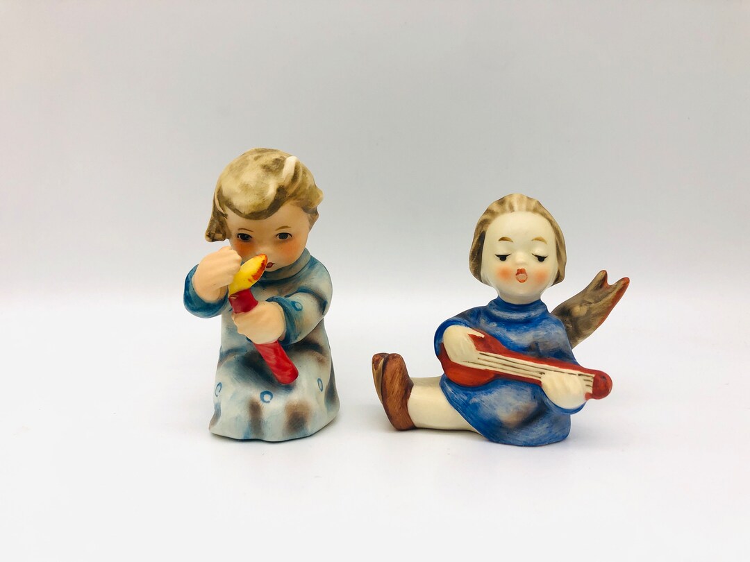 Vintage Goebel Hummel West German Angel Figurines Pair of Angels ...