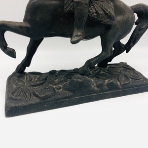 Antique Buffalo Bill Cody Wild West Statue, Cast Metal Spelter Statue ...