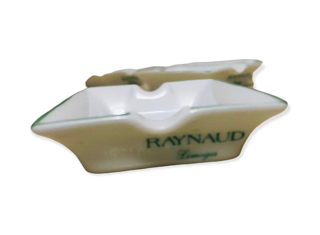 Tobacciana RARE Vintage LIMOGES Raynaud Set of 4 ashtrays trinket ...