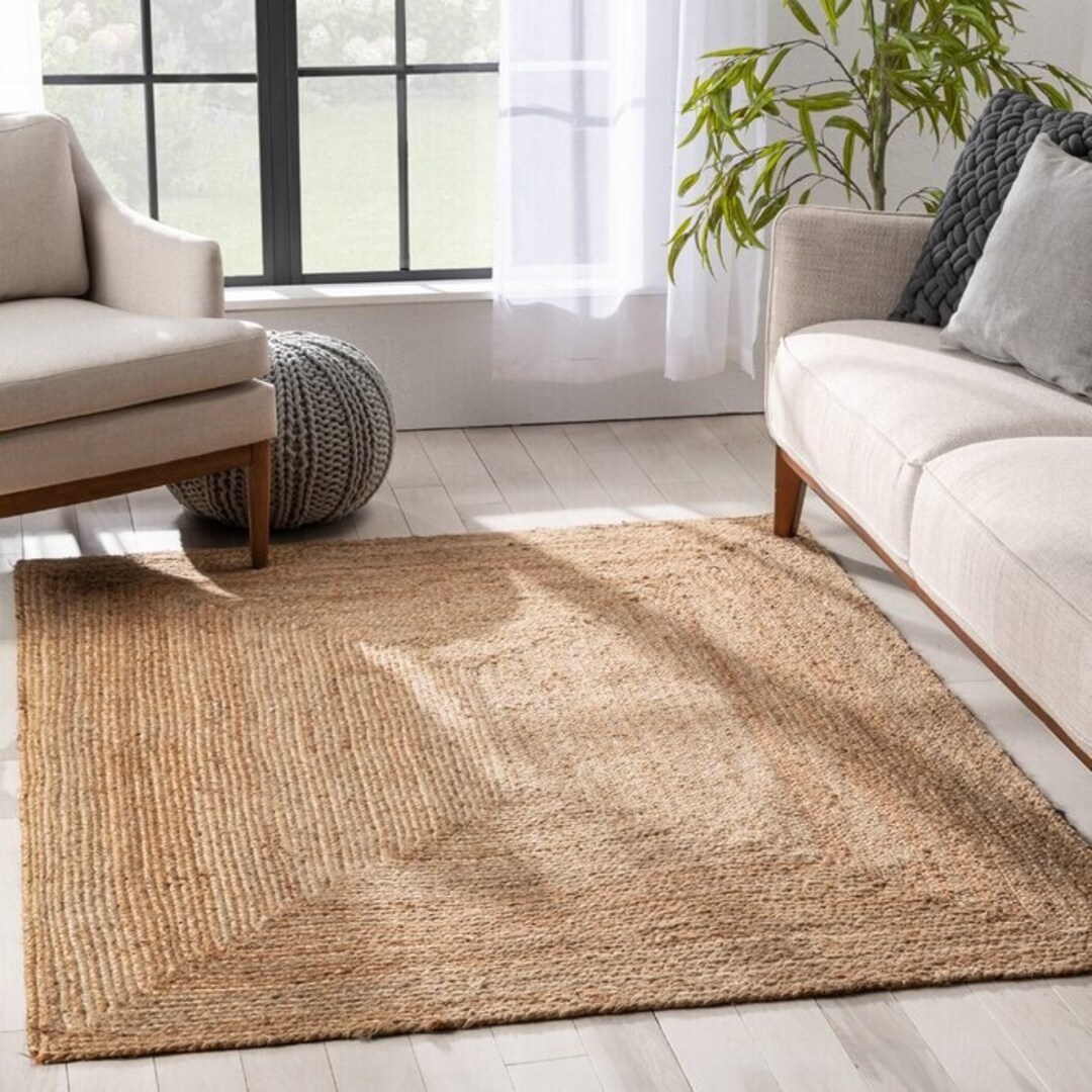 Natural Area Jute Rug, Handmade Jute Rug, Handwoven Jute Rug, 5x8ft ...