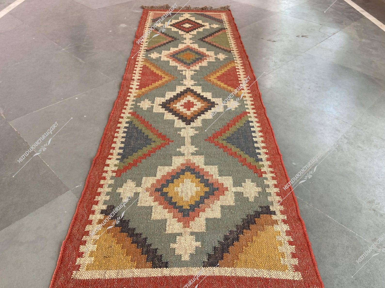 Handmade Navajo Kilim Rug, Aztec Rug, Accent Rug, Outdoor Rug/indoor ...